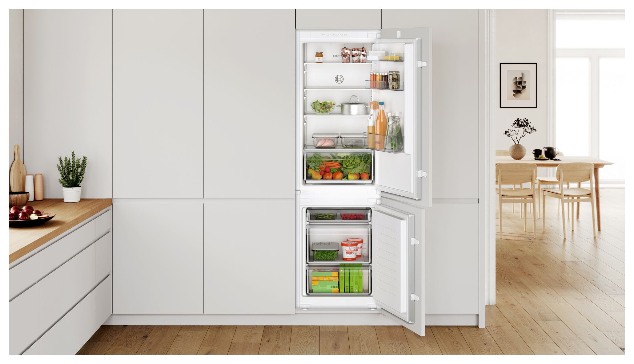 Bosch Kuhlschrank Gefrierkombination Einbau